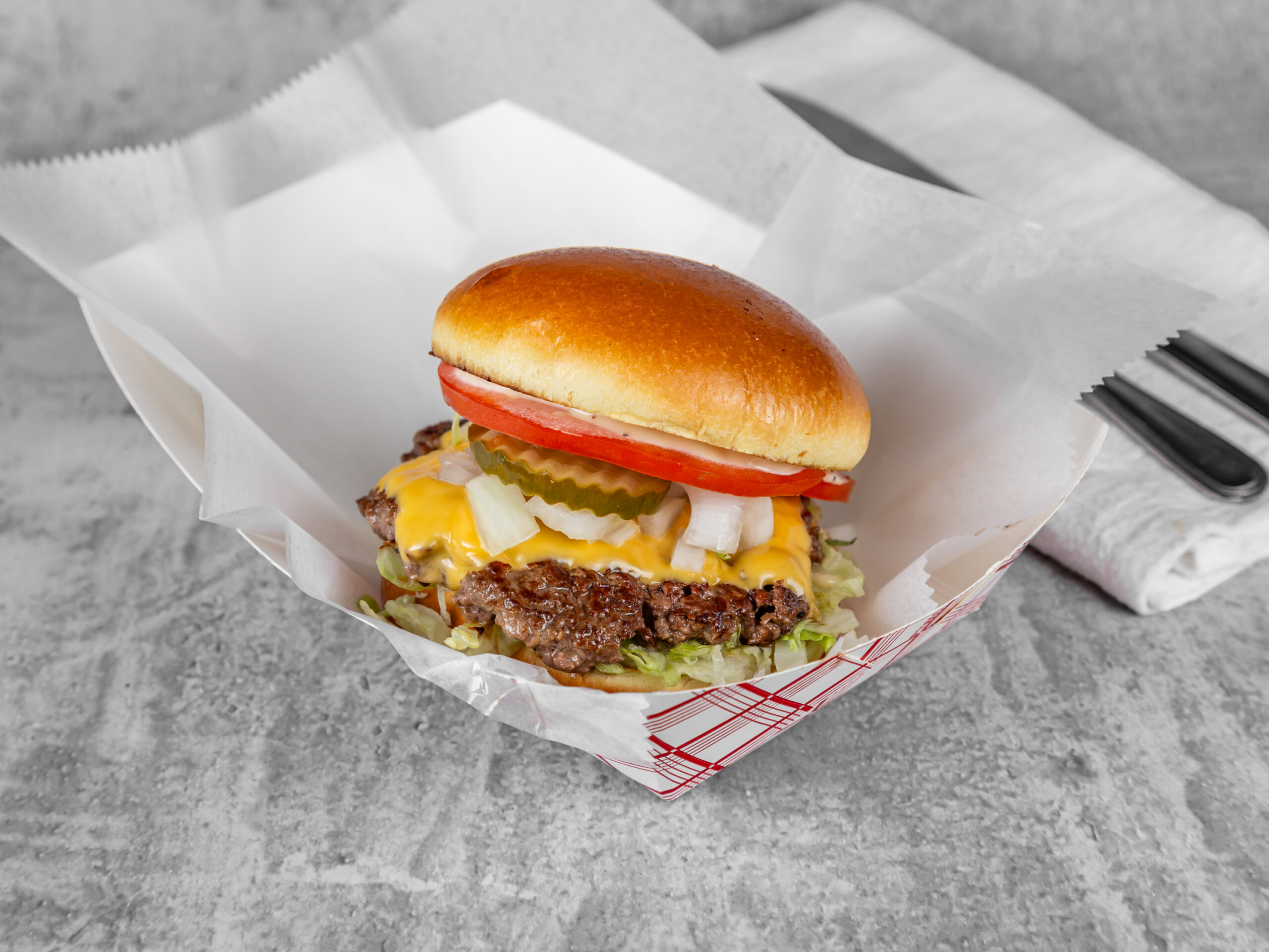 Chicago Style Burger - western.halalsmashburgers.com